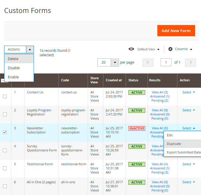 Guide For Custom Form For Magento 2 [amasty Extensions Faq]