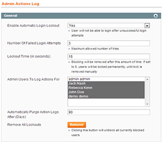 Magento Admin Actions Log - admin activity extension by Amasty