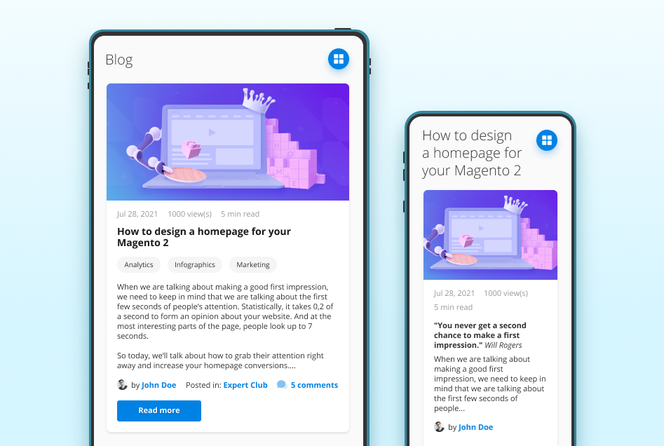 Magento 2 Blog Extension | Magento News Articles Extension | Better ...