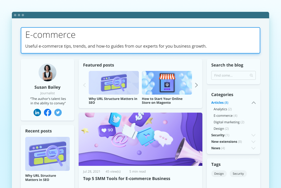 Magento 2 Blog Extension | Magento News Articles Extension | Better ...