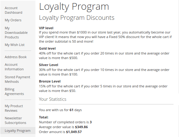 Magento 2 Loyalty Program Extension | Loyalty Points Plugin | Loyalty Program Module | Magento ...