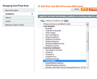 Magento Special Promotions Pro - shopping cart rules extension by Amasty